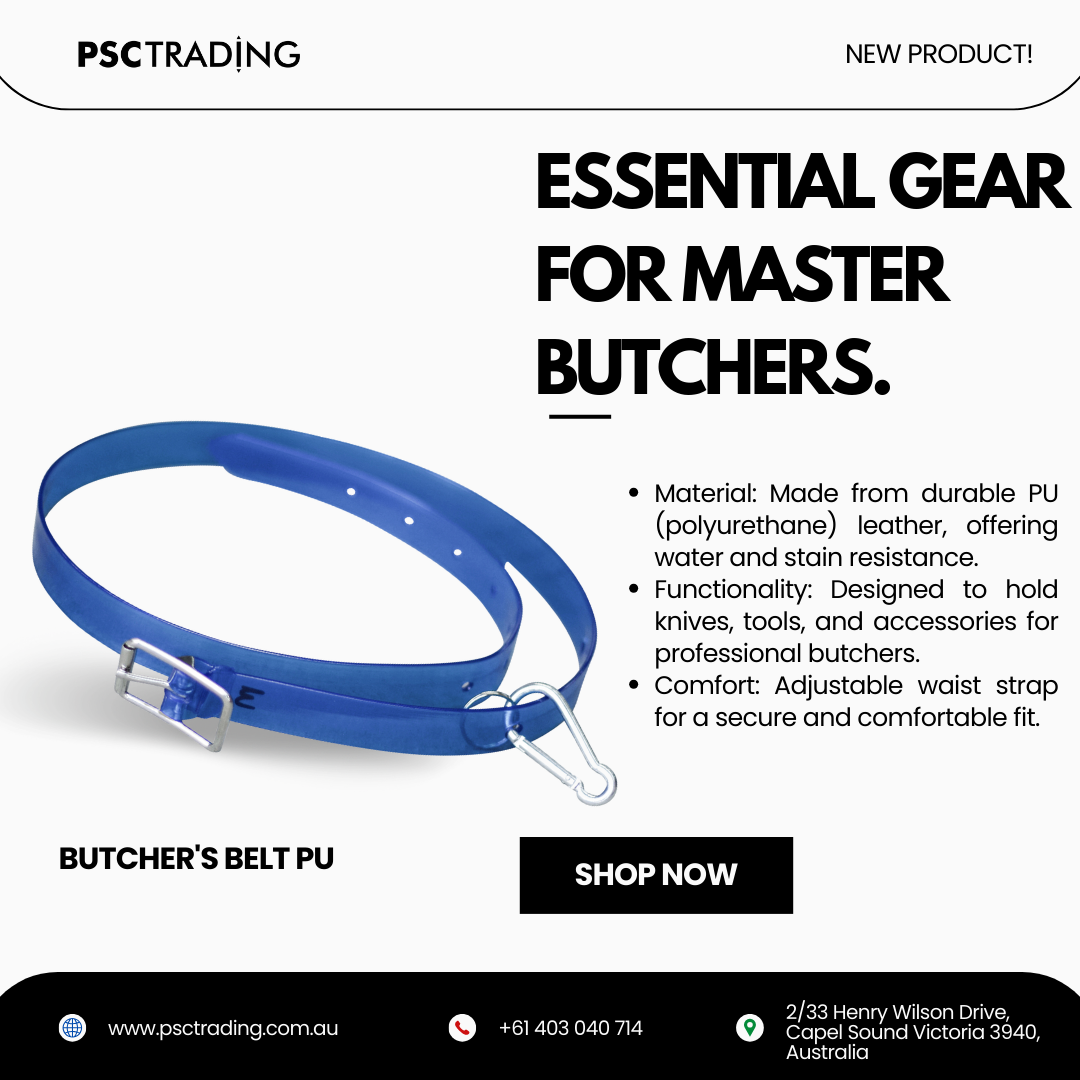 The Butcher’s Belt PU: The Ultimate Tool for Professional Butchers ...