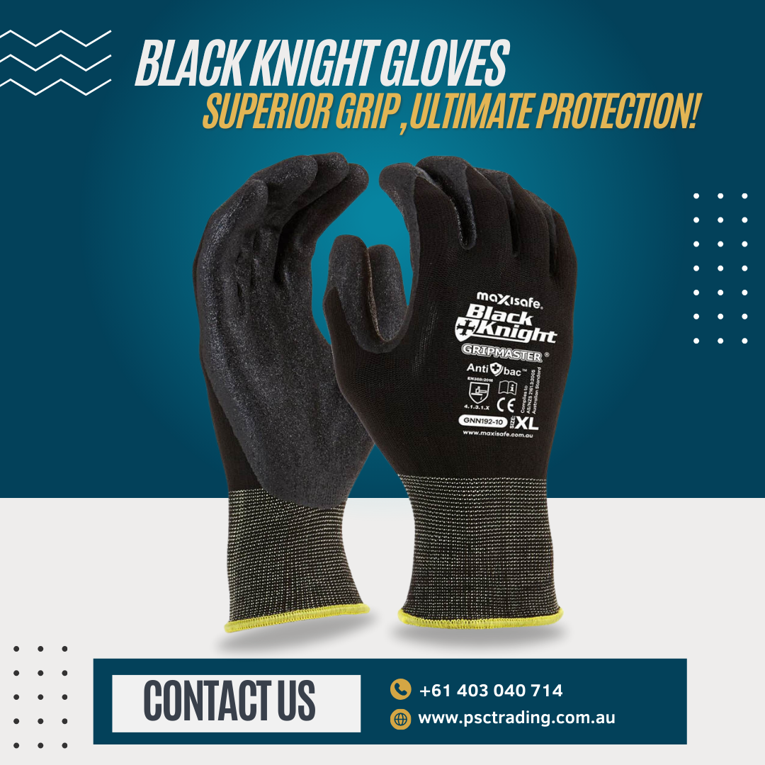 Black Knight Gripmaster Gloves: Superior Grip & Protection – PSC ...