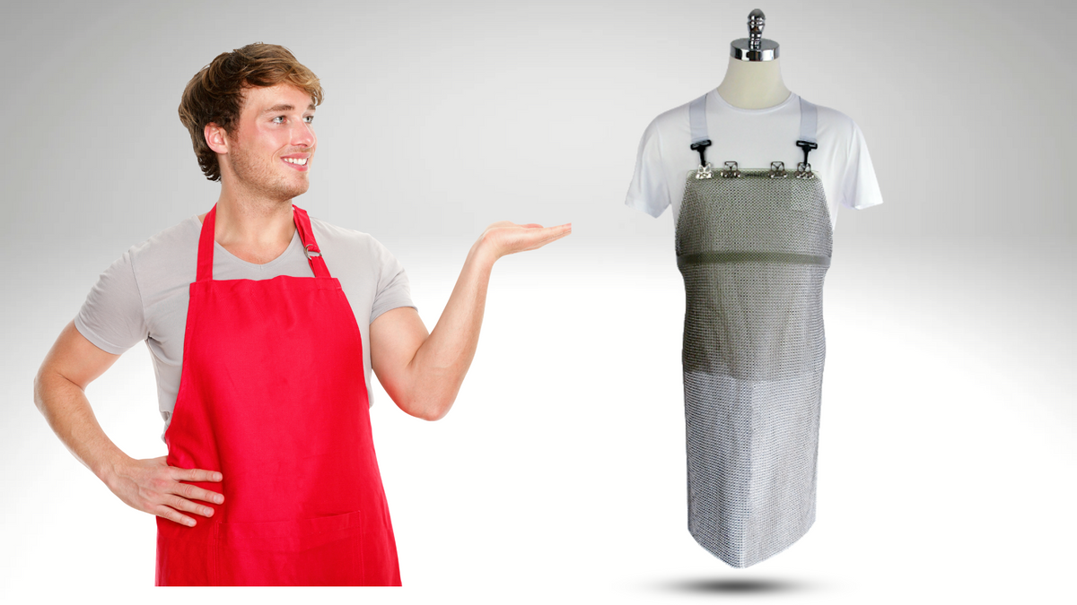 Mesh Apron Harness Clear PVC | Durable and Hygienic Kitchen Apron by ...