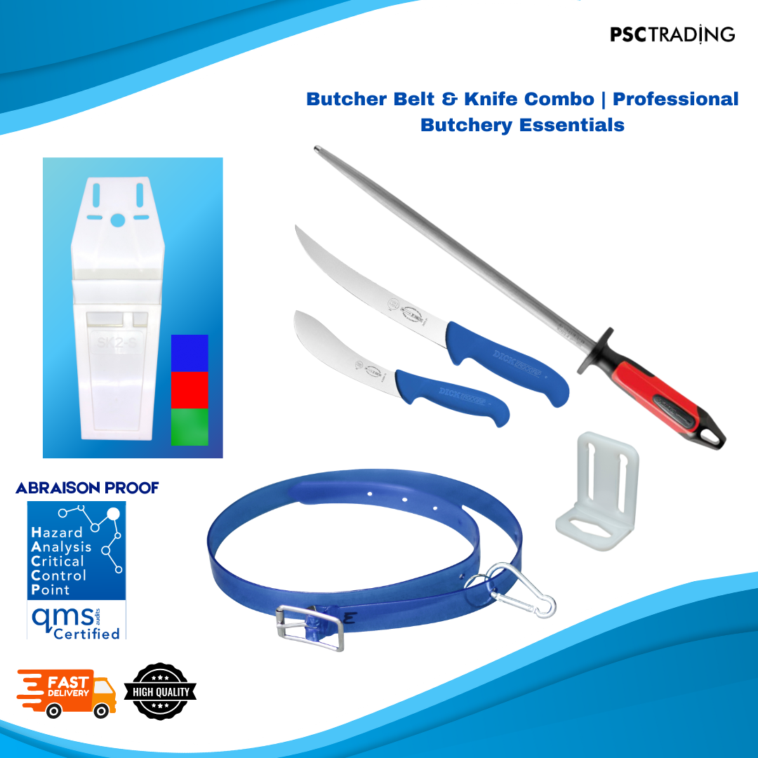 Butcher Belt & Knife Combo | Professional Butchery Tools – PSC Trading ...