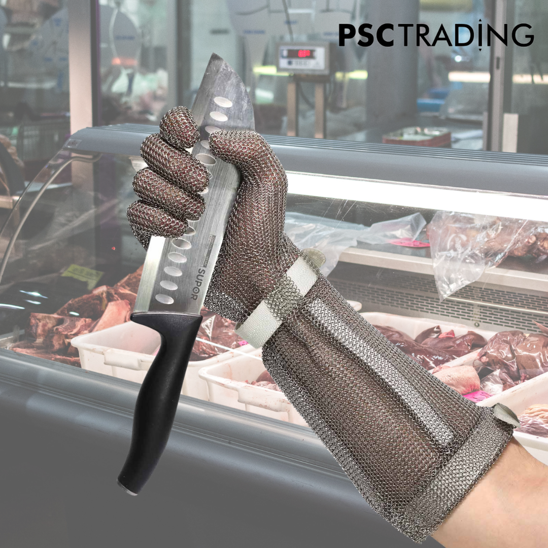 Stainless Steel Mesh Gloves - Durable, Cut-Resistant, and Hygienic Hand ...
