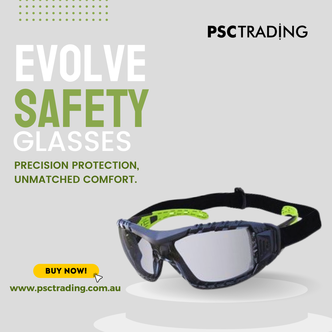 EVOLVE Safety Glasses with Gasket & Headband - Smoke Lens | Ultimate ...