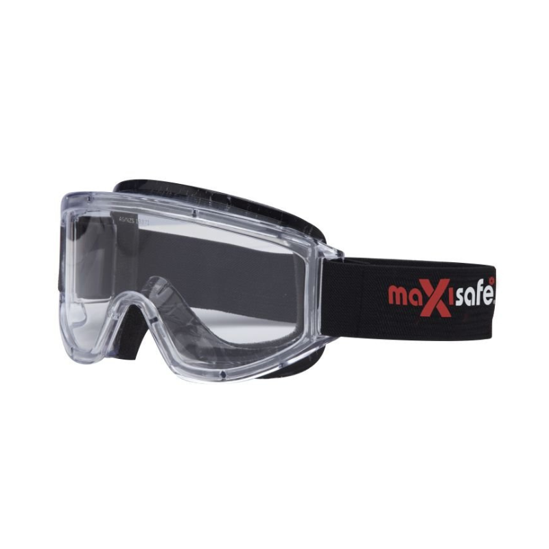 Maxi Goggles Clear Anti-Fog Lens | Chemical Splash & Scratch-Resistant ...