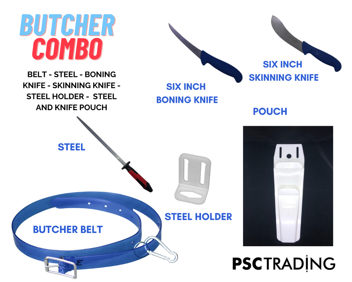 Butcher Belt & Knife Combo | Pro-Grade Tools for Meat Preparation – PSC ...