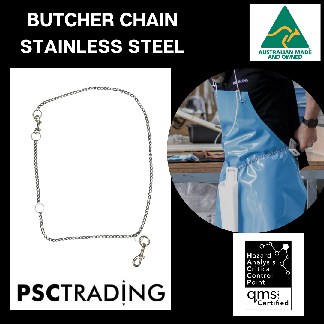 Butchers Stainless Steel Chain Belt | Durable & Adjustable Fit – PSC ...